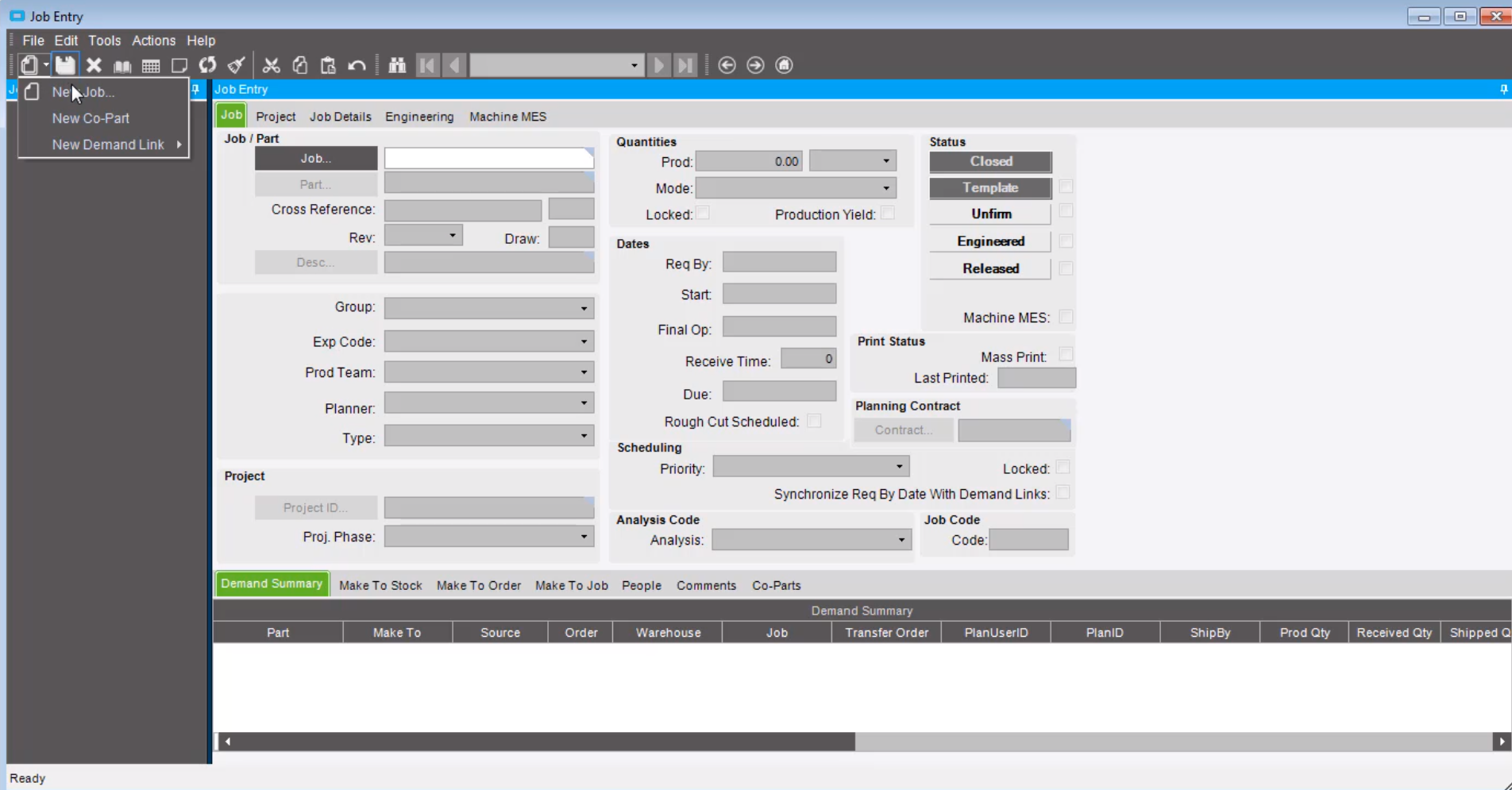 How to Create and Track Jobs in Epicor® ERP